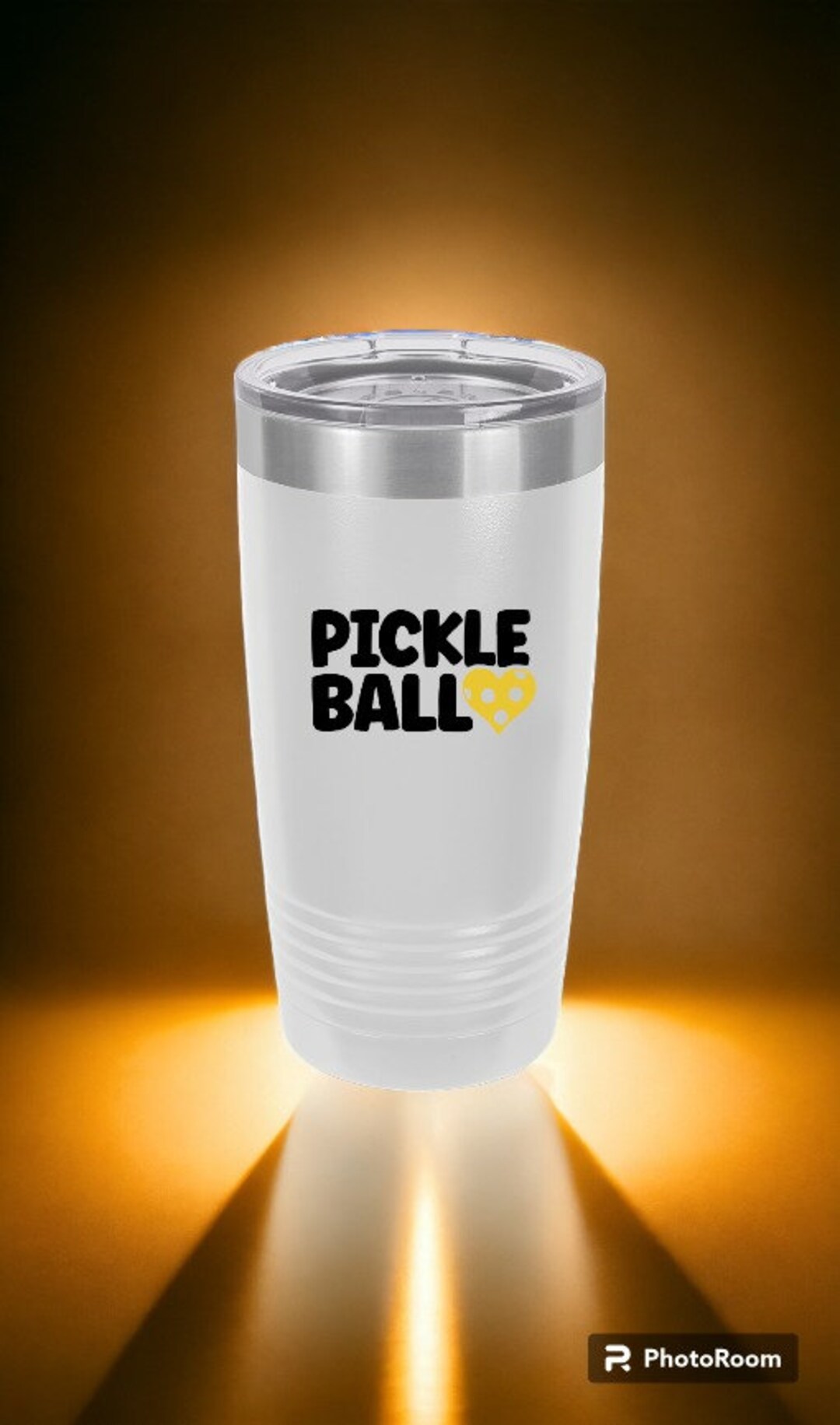 Pickleball Heart (pickleball)- 20 Oz Polar Camel Vacuum Insulated ...