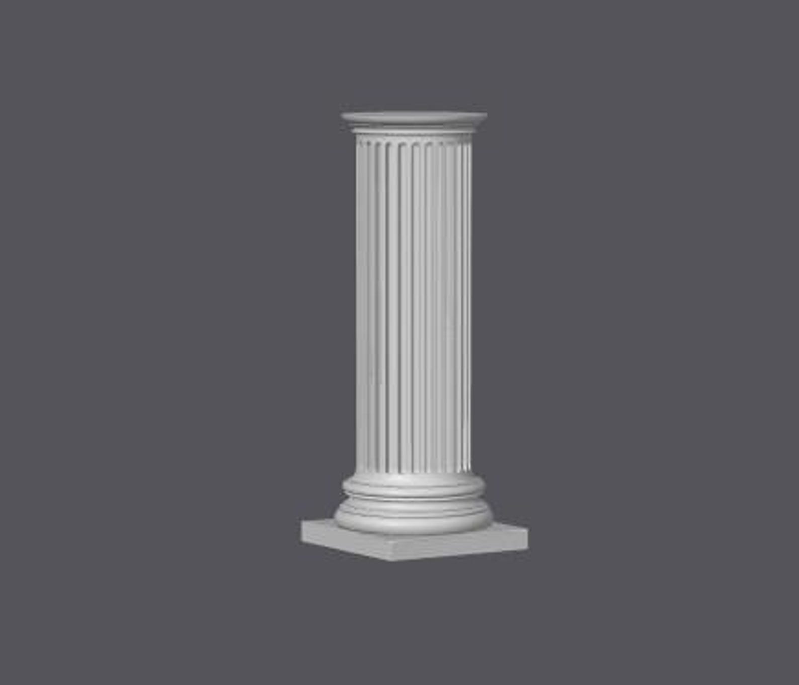 Greek Column #3 Terrain | Classical Pillar Scenery | 3D Printed ...