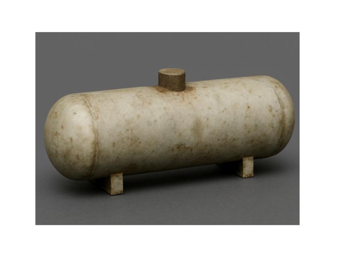 Model Railroad Propane Tank | HO N O Scale 3D Printed | Miniature Fuel ...