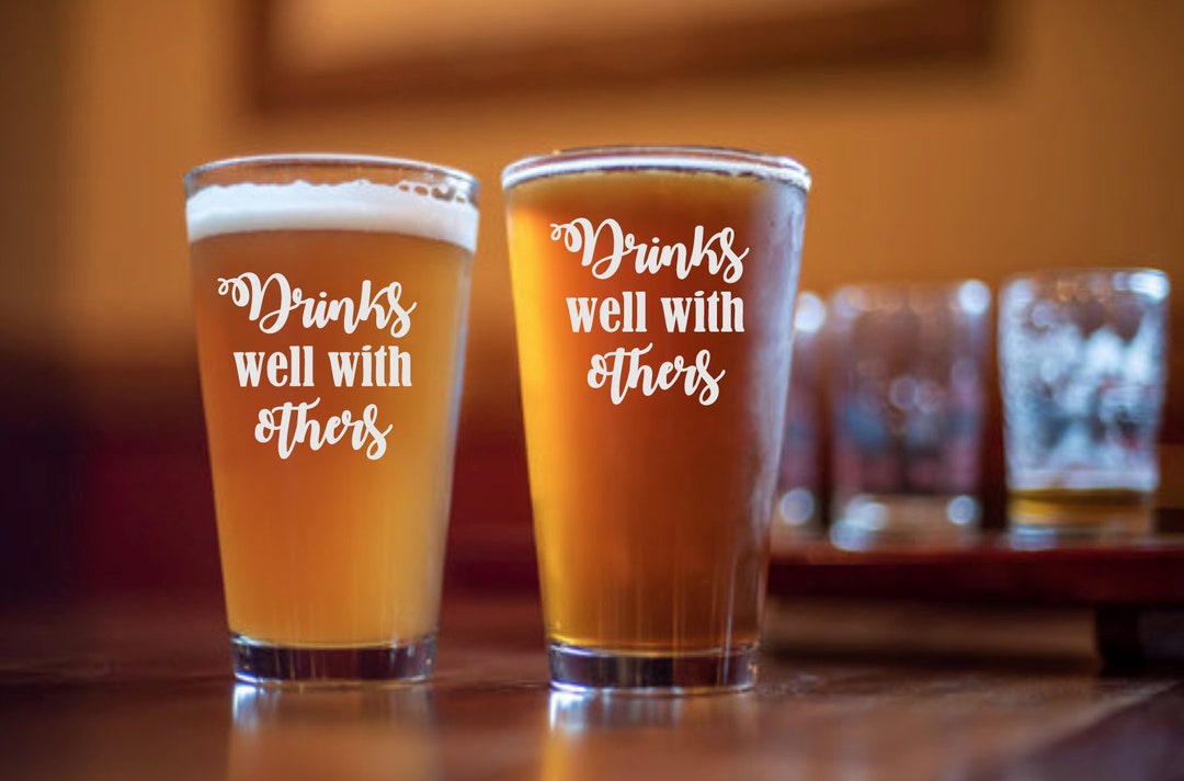 Custom Pint Glass, Personalized Beer Glass, Etched Beer Glass, Engraved ...