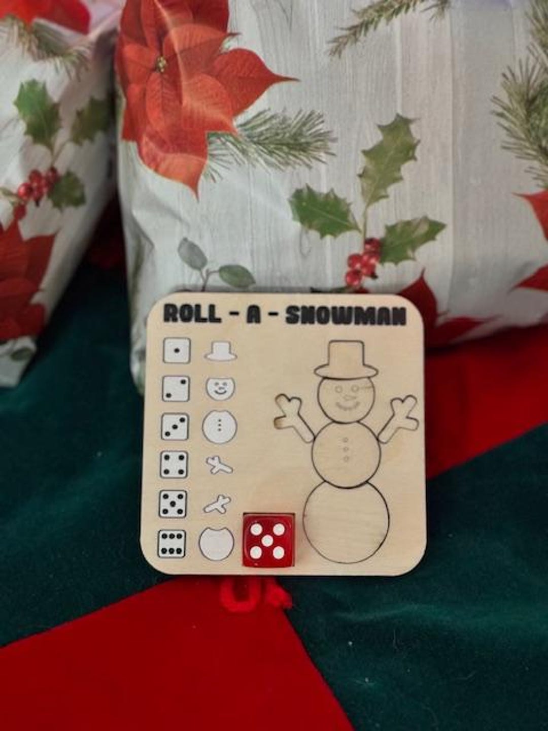 Build a Snowman Dice Puzzle / Game- (winter, Santa, Christmas, Game ...