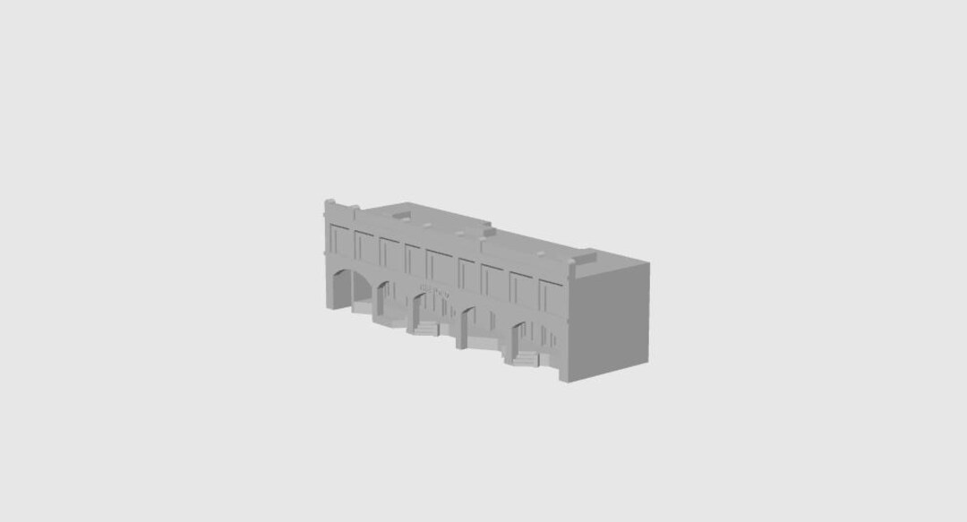 Model Railroad Commercial Building (the Toad) – N, HO & O Scale 3D ...