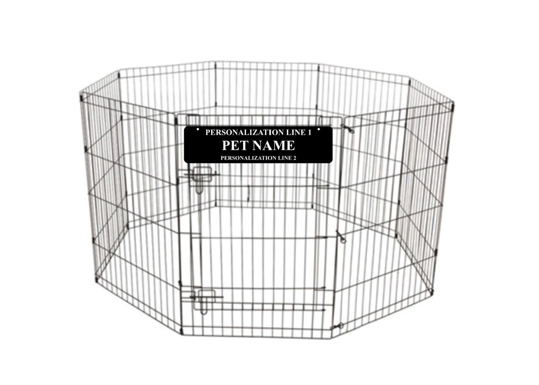 Custom Crate Tag Personalized With Your Pet's Name- Crate Tag, Dog Tag ...