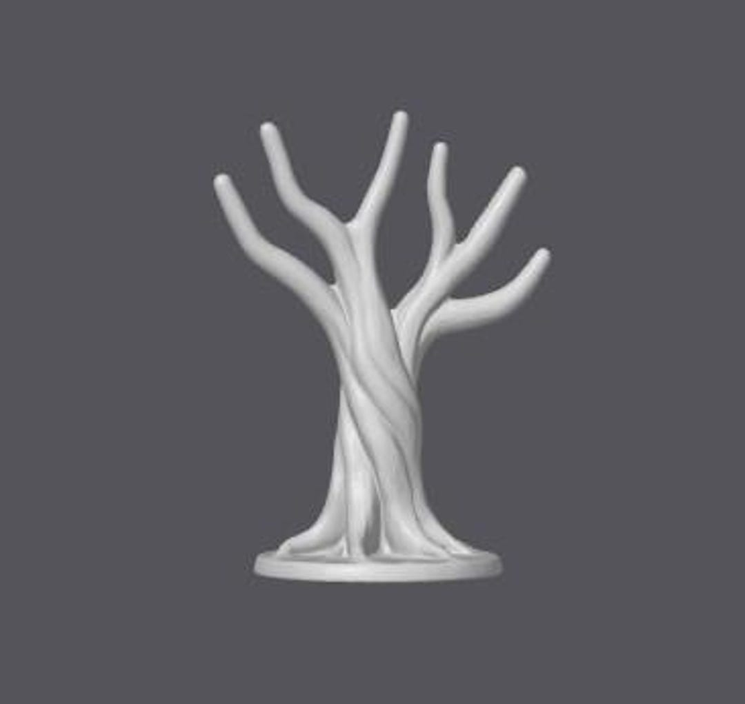 Gnarly Tree 1 Terrain Piece | Fantasy Dead Tree Scenery | 3D Printed ...