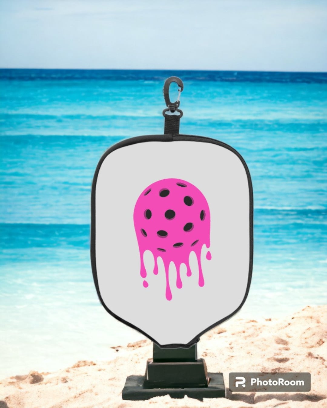 Pickleball Racket Cover- Dripping Pink Pickleball - Etsy