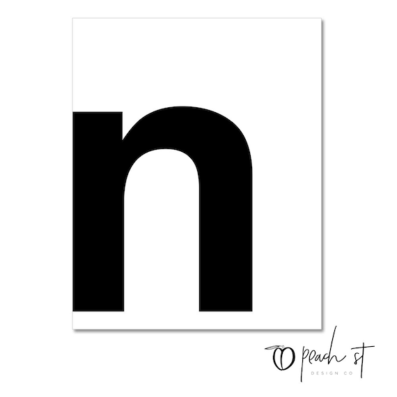 The Lowercase Letter N