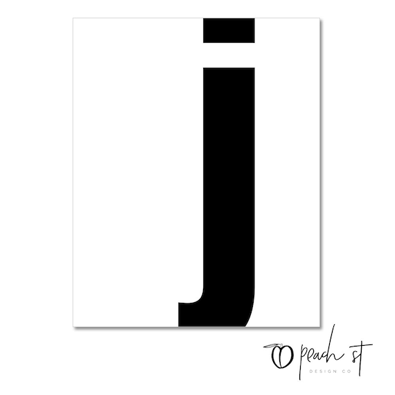 Letra J Minuscula