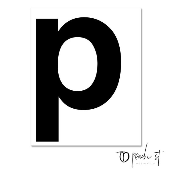 A Letra P Minuscula Cuaderno For Sale Con La Obra «Alfabeto P (letra