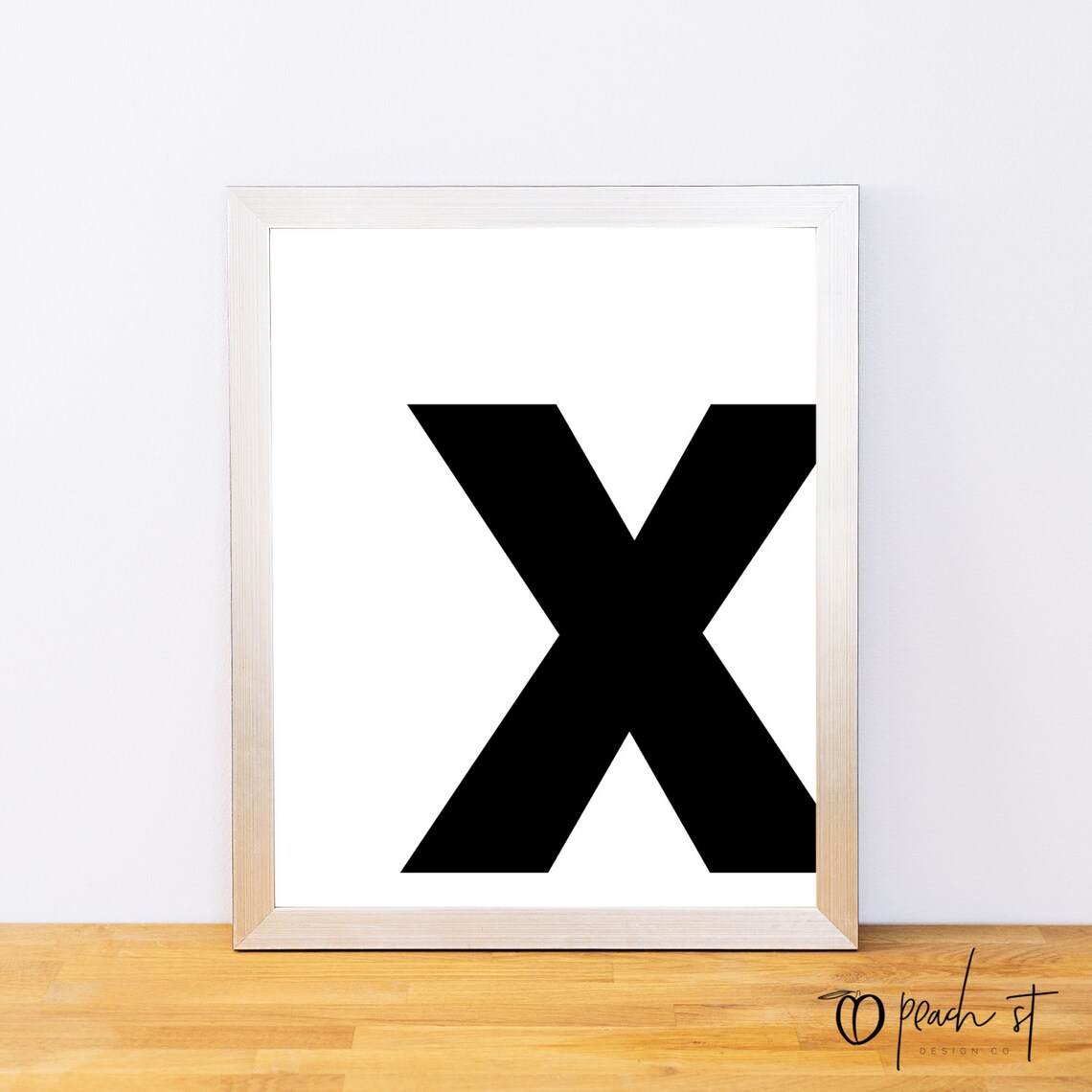 Lowercase Letter X, Typography Print, Printable Monogram, Printable Art ...
