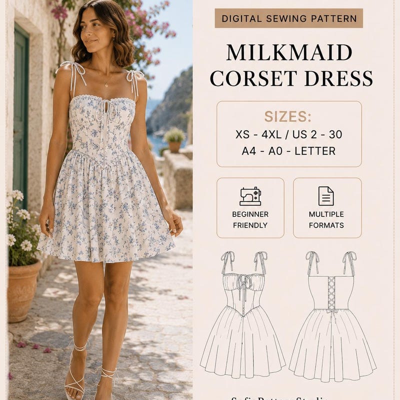 Corset Milkmaid Dress - Etsy