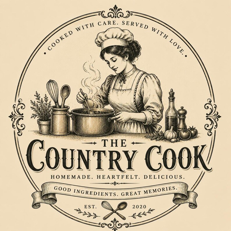 Retro Business Logo Design | Vintage Style Branding, Custom Logo ...