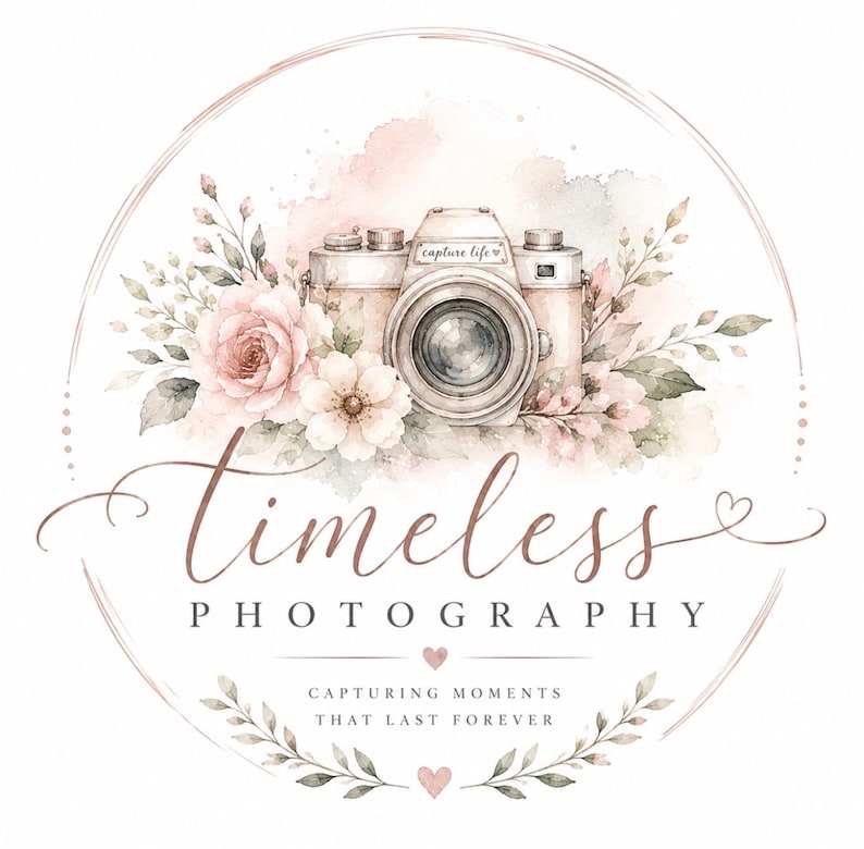 Custom Watercolour Logo Design | Brand Style | Surf Shop Logo - Etsy