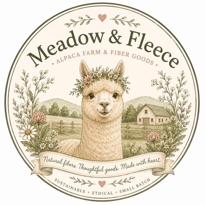 Custom Pet Business Logo Design | Cottagecore Animal Branding - Etsy