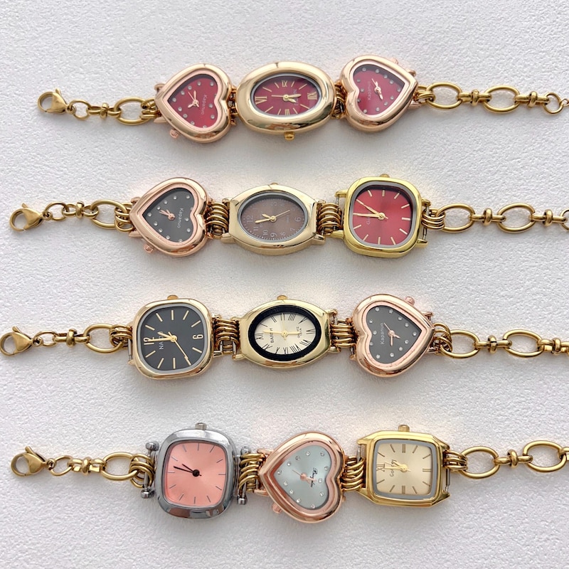 Heart Watch Rings for Women - Etsy