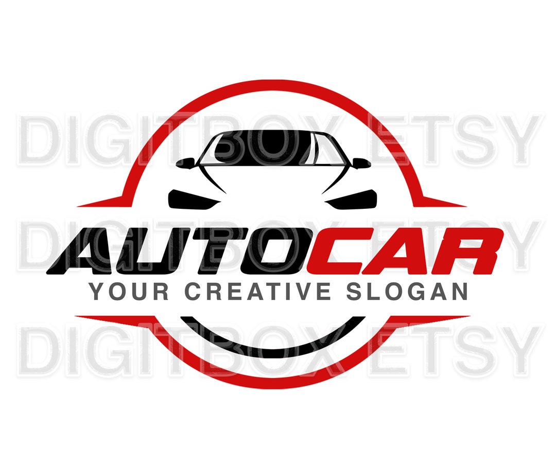 Car Logo Design PHOTOSHOP TEMPLATE With FONTS Sport Car Detailing Auto ...