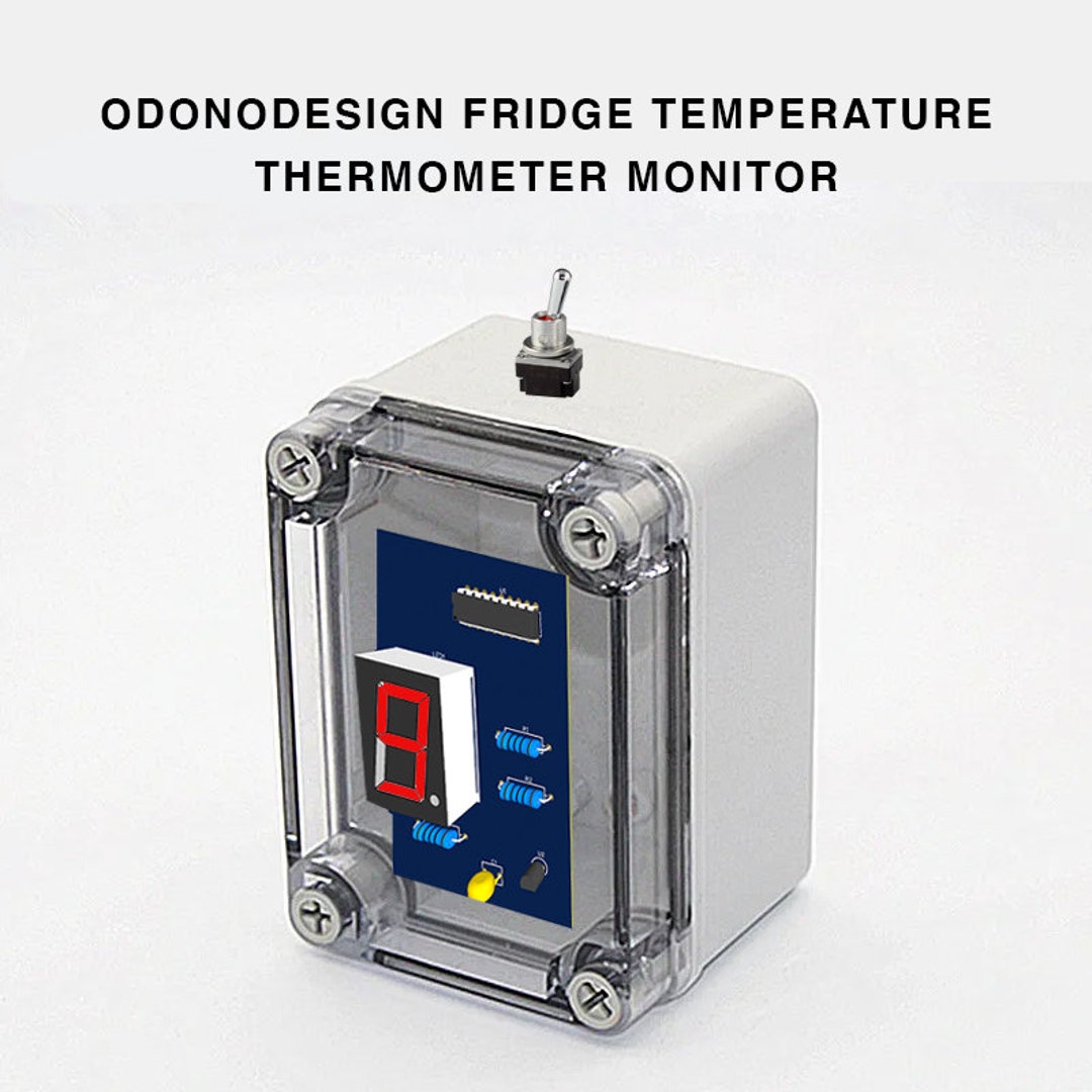 How To Build A 7 Segment Display Digital Thermometer Temperature Monitor Connecting A Pic16f628