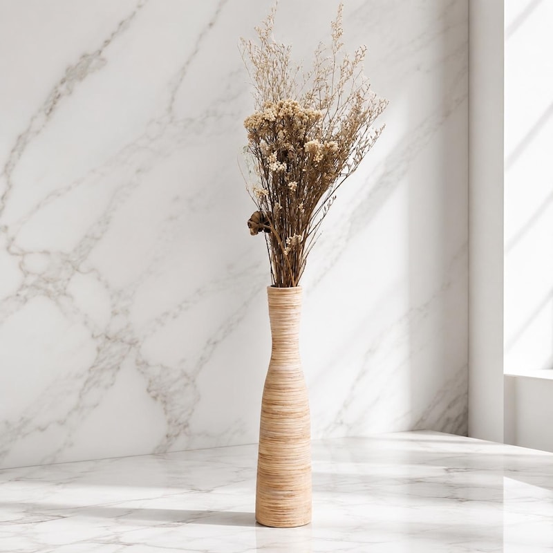 Tall Primitive Floor Vase - Etsy