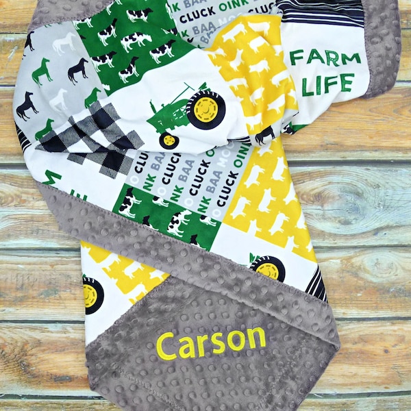 Tractor Blanket - Etsy