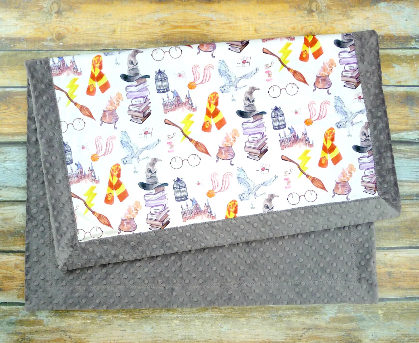 Personalized Gender Neutral Blanket Unisex Blanket Wizard - Etsy