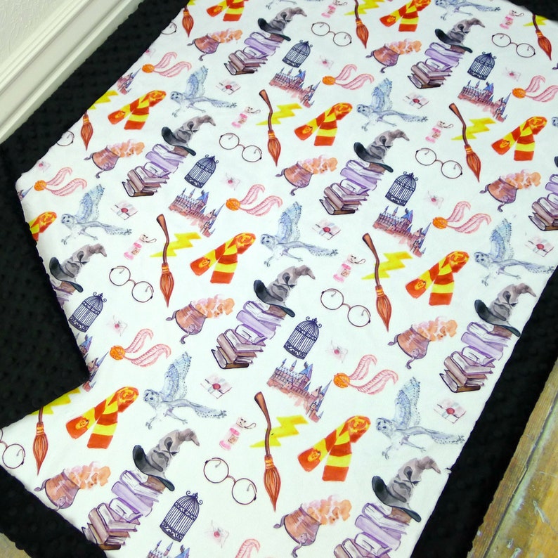 Personalized Gender Neutral Blanket Unisex Blanket Wizard - Etsy