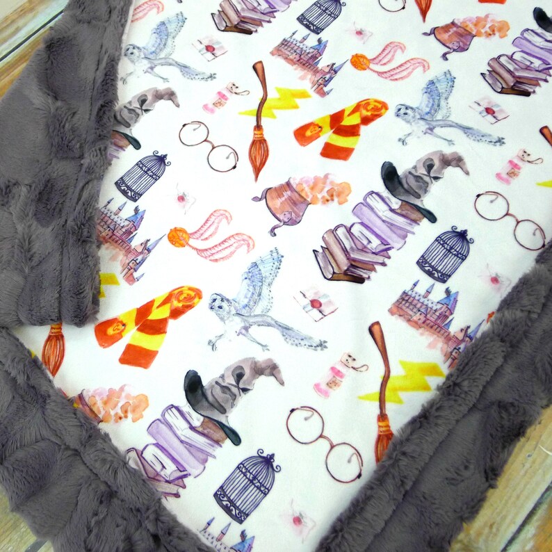 Personalized Gender Neutral Blanket Unisex Blanket Wizard - Etsy