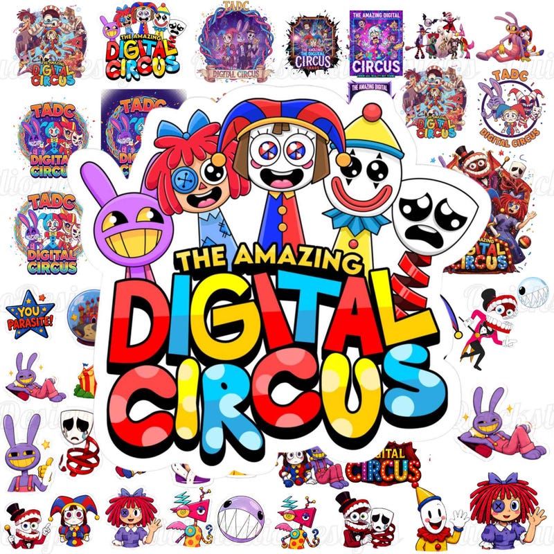 Digital Circus Fan Art - Etsy