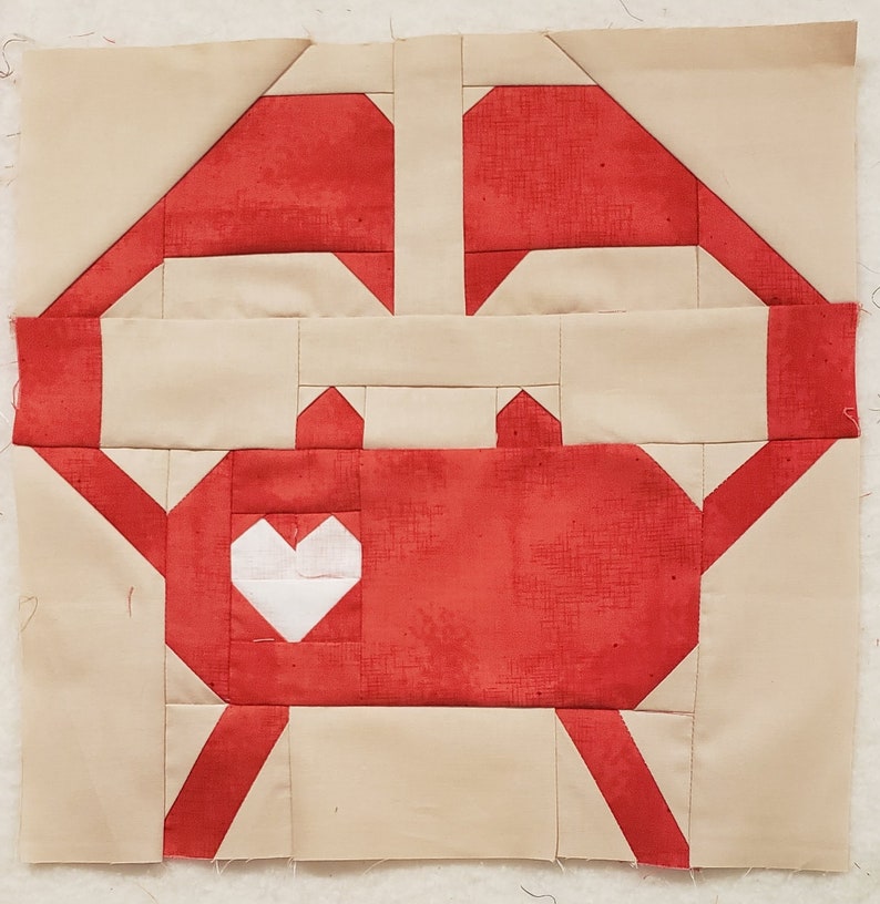 Crab Quilt Block / Digital Download / PDF Pattern - Etsy