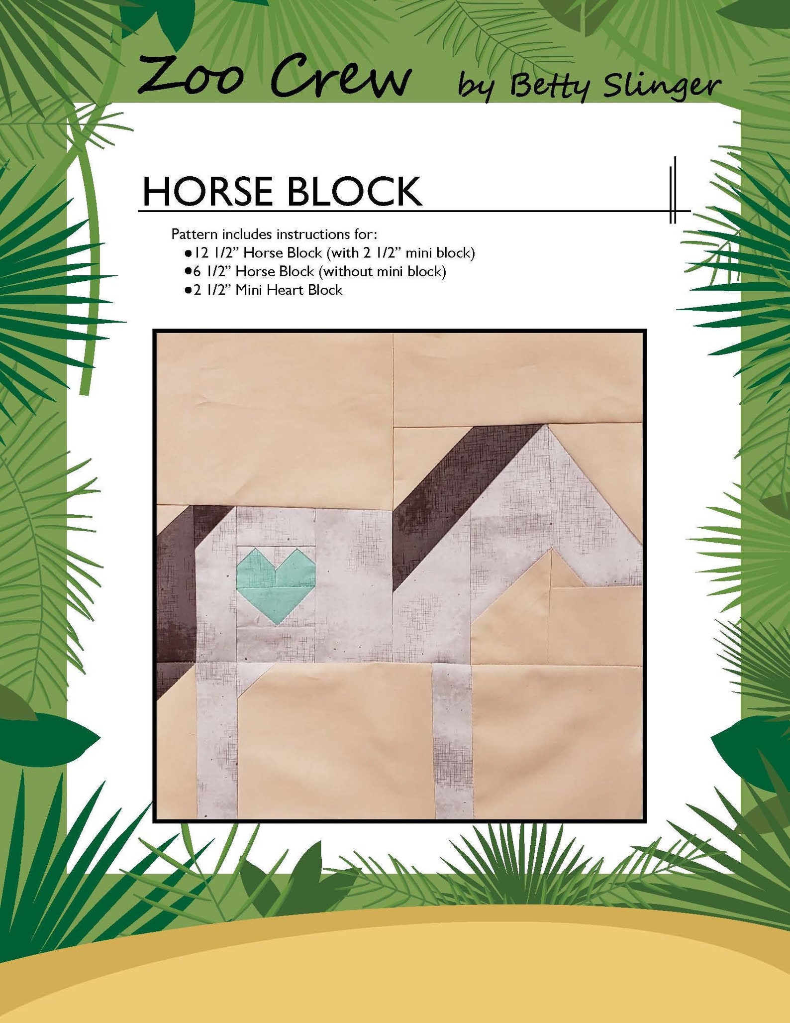 Horse Quilt Block / Digital Download / PDF Pattern - Etsy