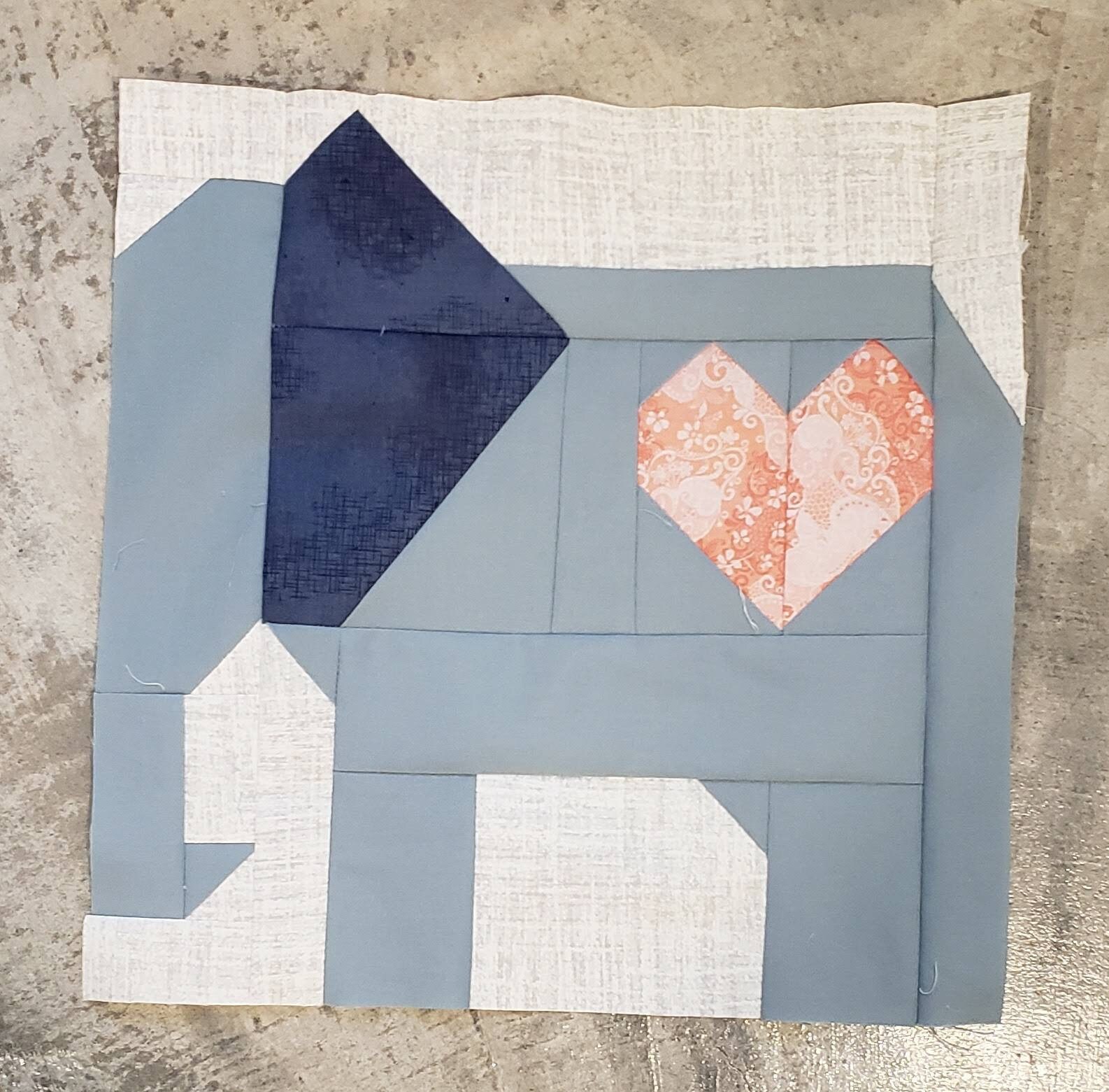 Elephant Quilt Block / Digital Download / PDF Pattern - Etsy