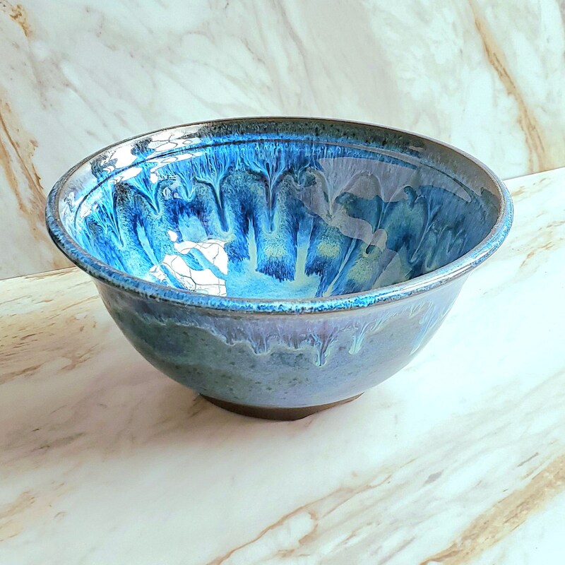 Blue Bowl - Etsy