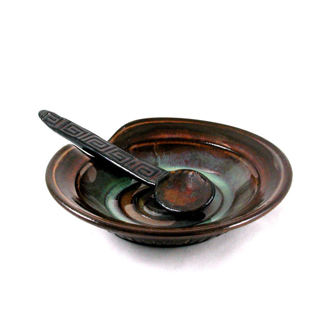 Spoon Rest Porte-éponge Vaisselle en céramique Vaisselle en céramique ...