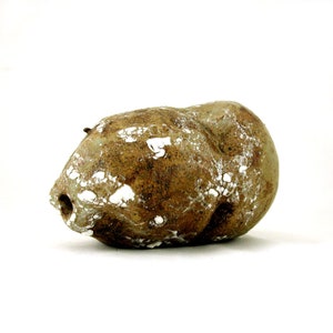 Nature Inspired Stone Vase Sculpted Ceramic Rock Textured - Etsy