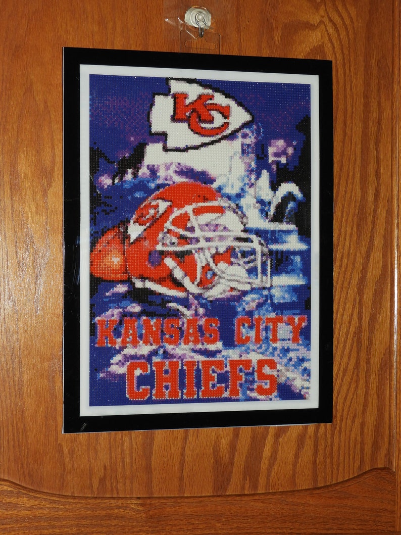 Completed 5D Diamond Painting , Kansas City Chiefs - Etsy