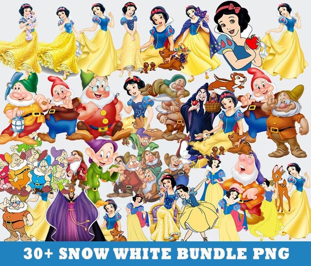 Snow White Clipart,snow White Svg,snow White Png,transparent Background ...