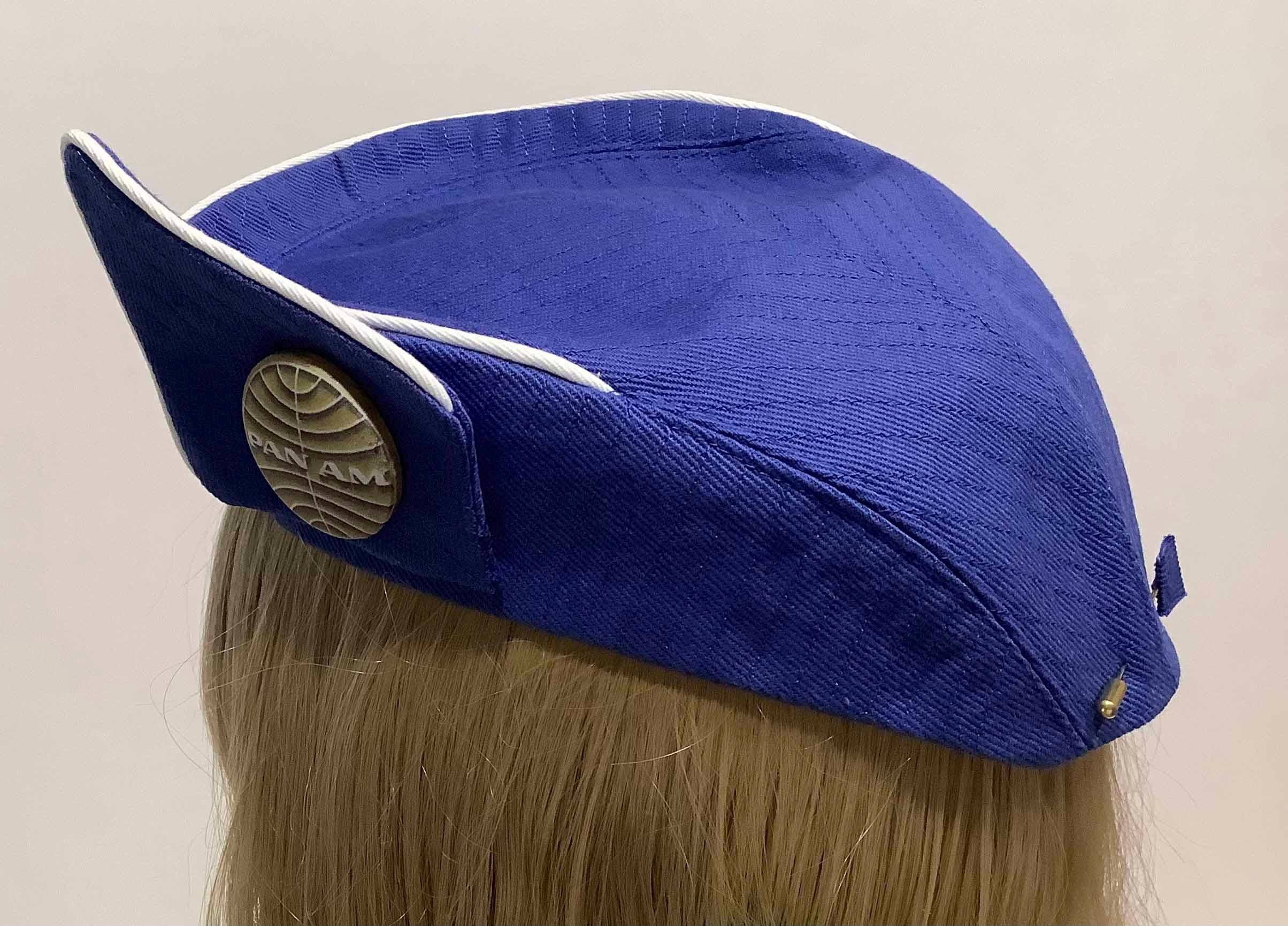 Reproduction PAN AM STEWARDESS Hat Flight Attendant Airlines Costume - Etsy