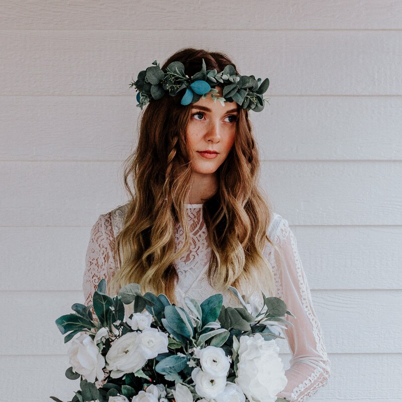 Greenery Crown - Etsy