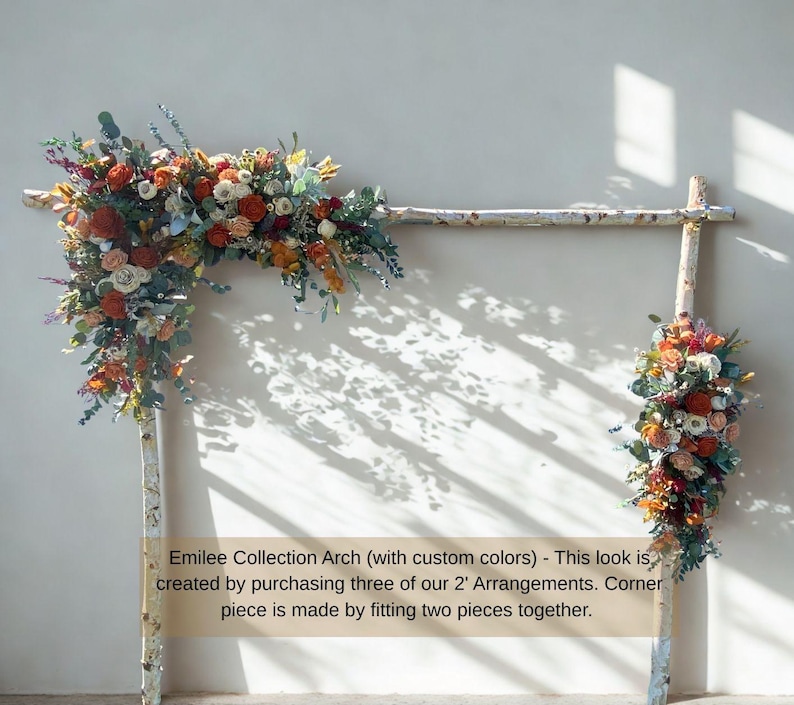 Wood Flower Bridal Bouquet | Bohemian Wedding Bouquet | Champagne ...
