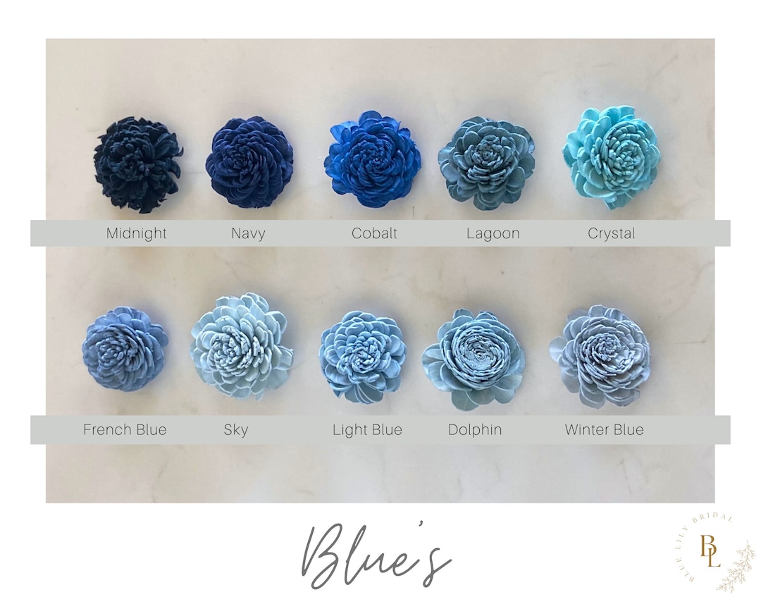 Choose Your Colors | Color Palette Options | Sola Wood Flower Bouquet ...