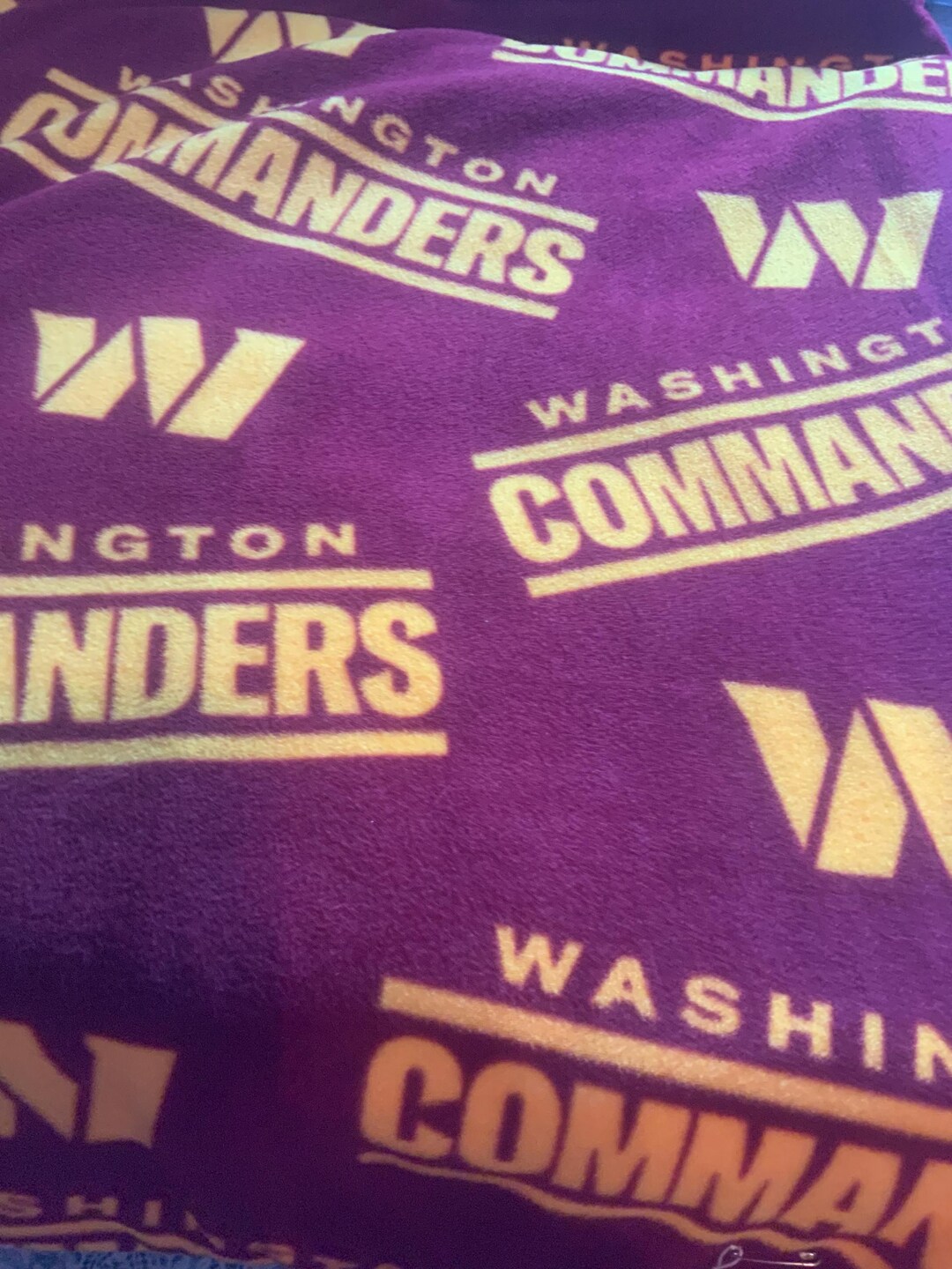 Washington Commanders Fleece Blanket - Etsy
