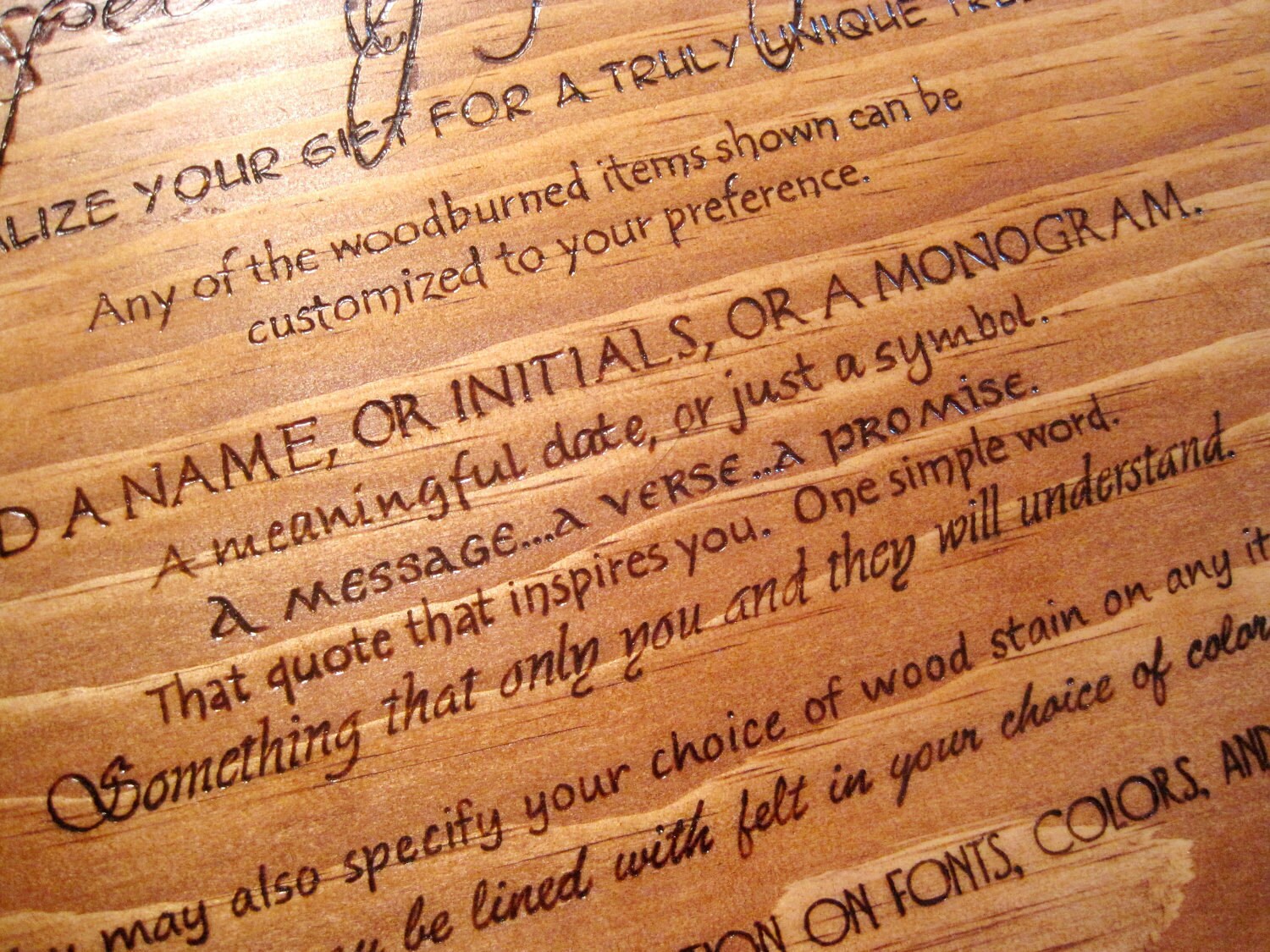 Personalized Inscription for Memory Box Jewelry Box Wedding | Etsy UK