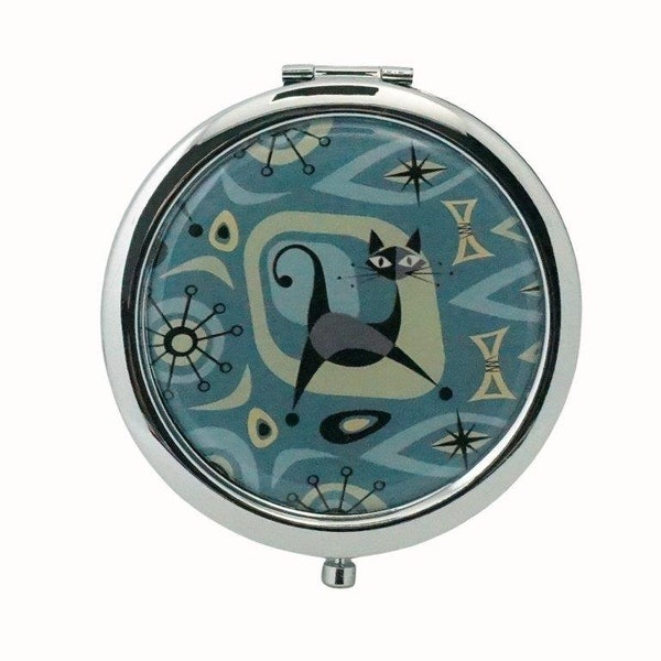 Cat Compact Mirror - Etsy