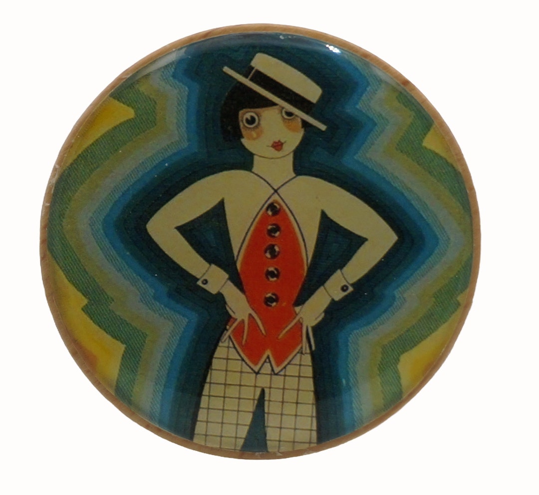 Art Deco Dreamland Wooden Beech Wall Hook Coat Hook - Etsy