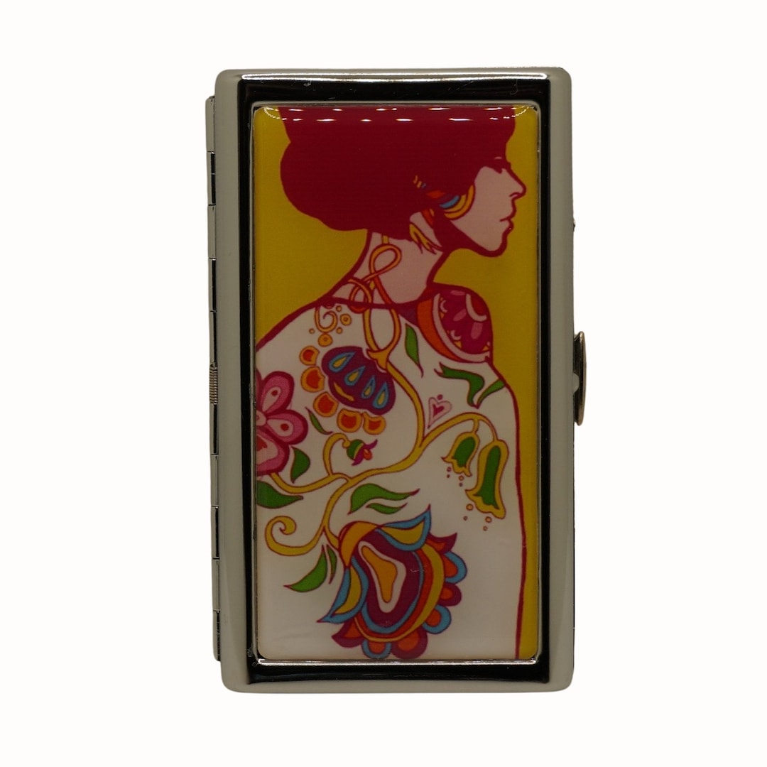 Retro Woman 1950 1960 King Size Cigarette Case Cigarette Box - Etsy