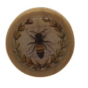 Draw Knobs Bees Honey Bees Queen Bee Cabinet Handles - Etsy