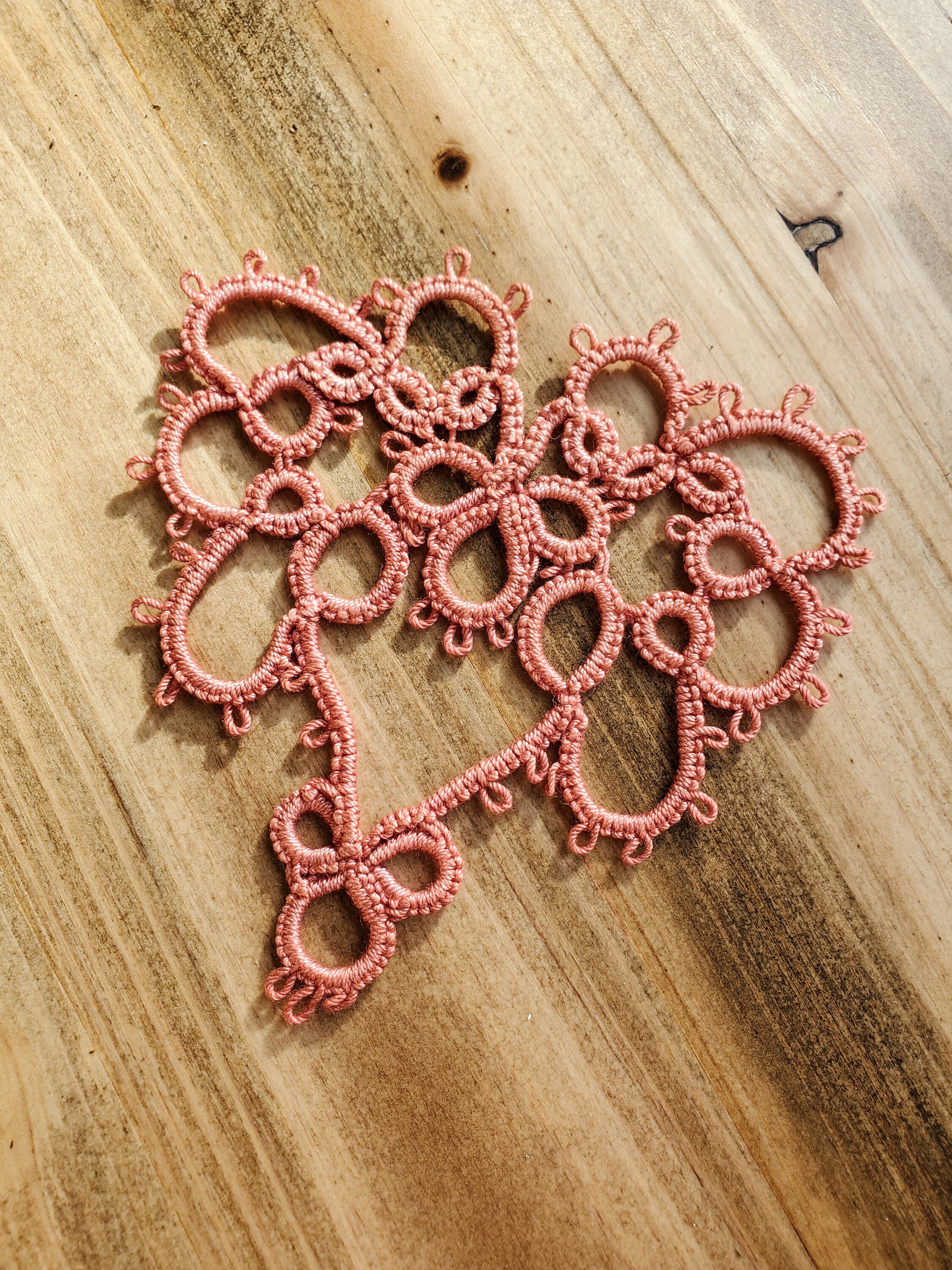 Pattern - Needle Tatting - Tatted Medallions or Hearts PDF Patterns ...