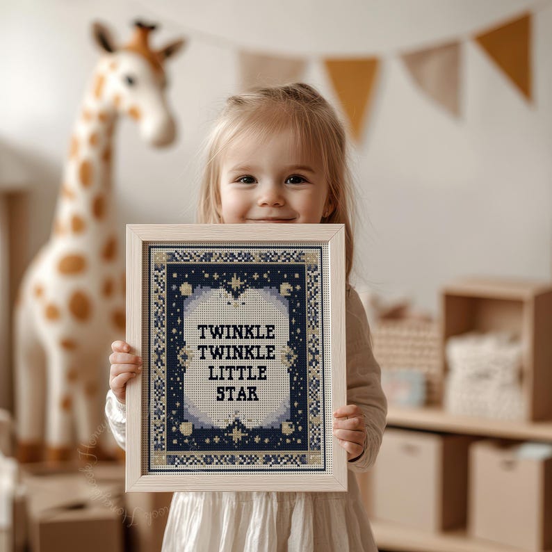 Twinkle Twinkle Little Star , Cozy Nursery Wall Art (digital Download ...