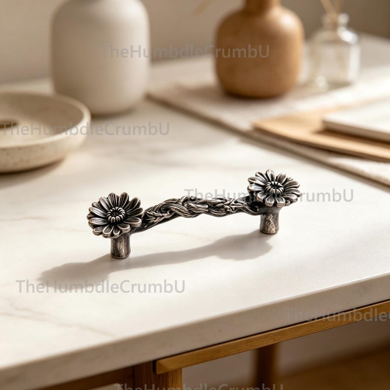 Classic Vintage Silver Pull, Antique Drawer Handle, Creative Wardrobe ...