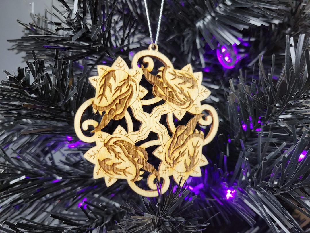 Little Shop Wooden Snowflake Horror Ornament - Etsy