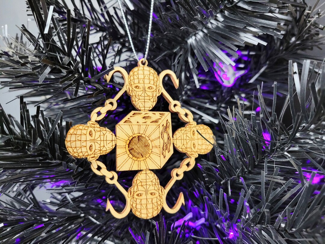 Hellraiser Wooden Snowflake Horror Ornament - Etsy