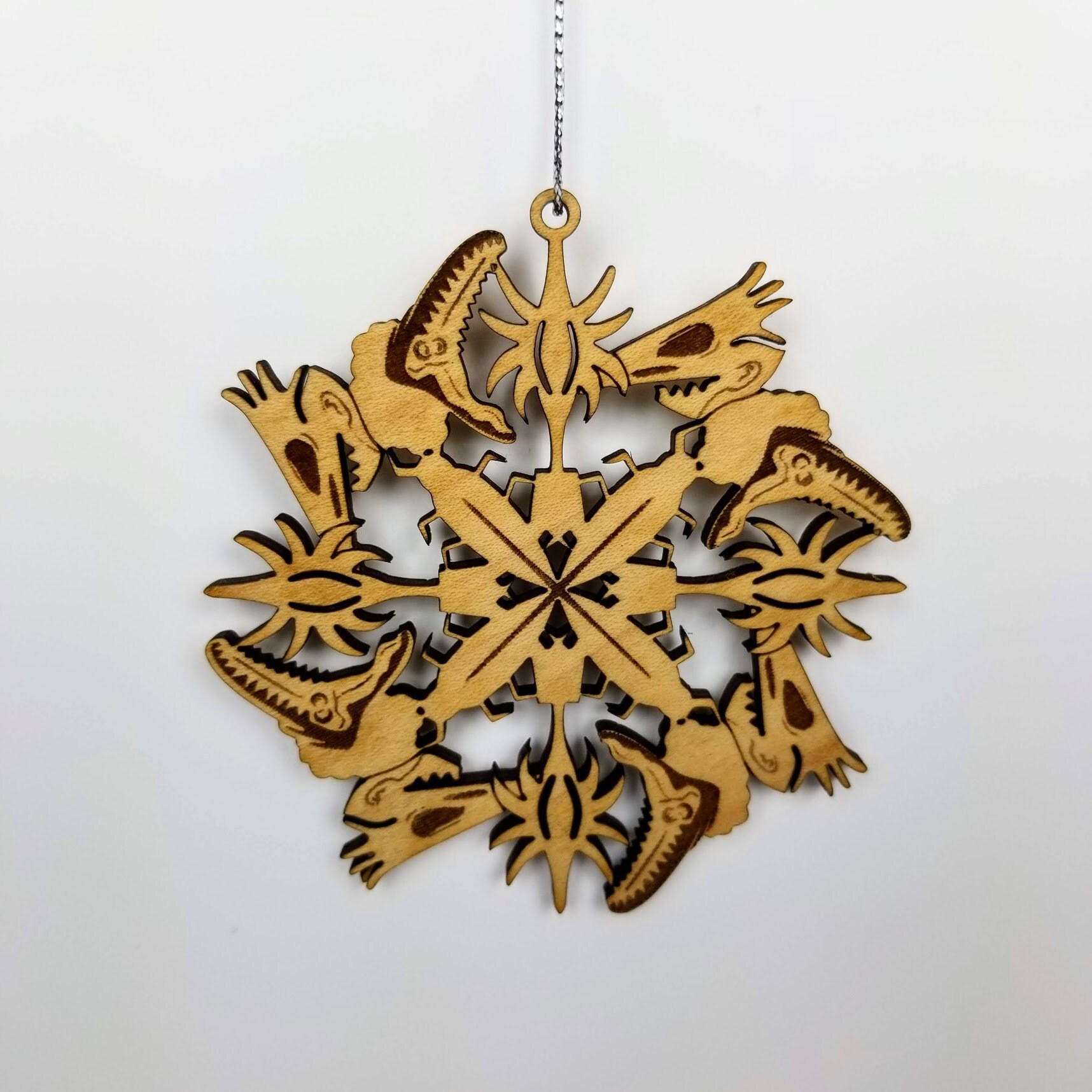 Beetlejuice Wooden Snowflake Horror Ornament - Etsy